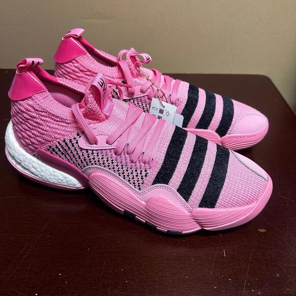 adidas | Shoes | Adidas Mens Pink Trae Young 2 Ie667 Lace Up Athletic ...